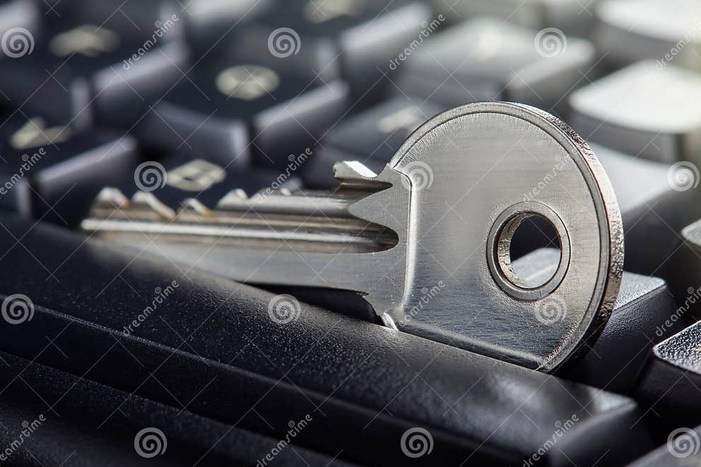 Phishing, Hacking Personal Data and Money , Key and Hook on Computer ...