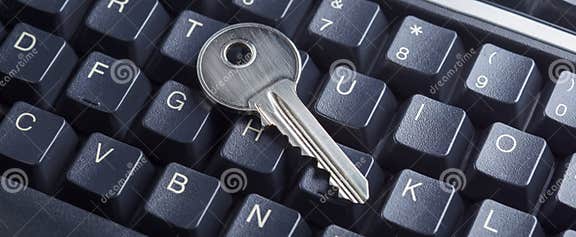 Phishing, Hacking Personal Data and Money , Key and Hook on Computer ...