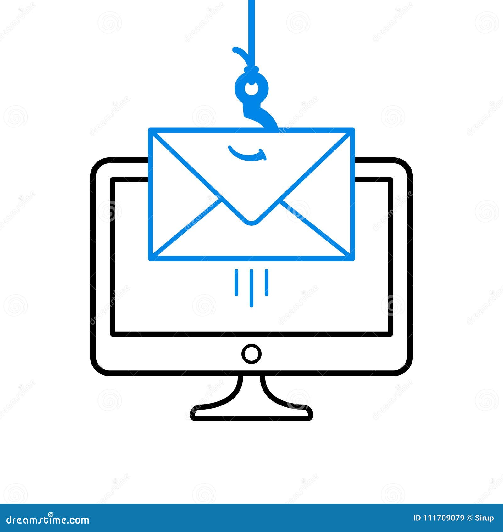 Phishing Computer Virus Stock Photography | CartoonDealer.com #10821404