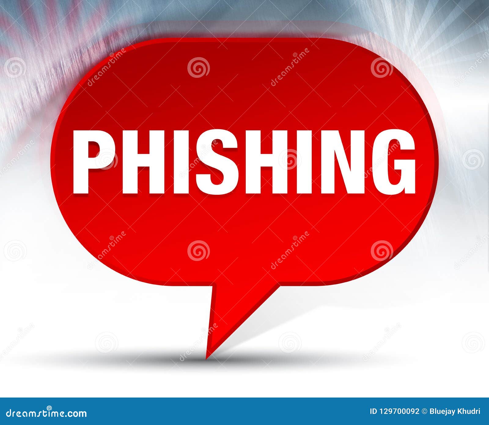 Phishing Red Bubble Background Stock Illustration - Illustration of ...