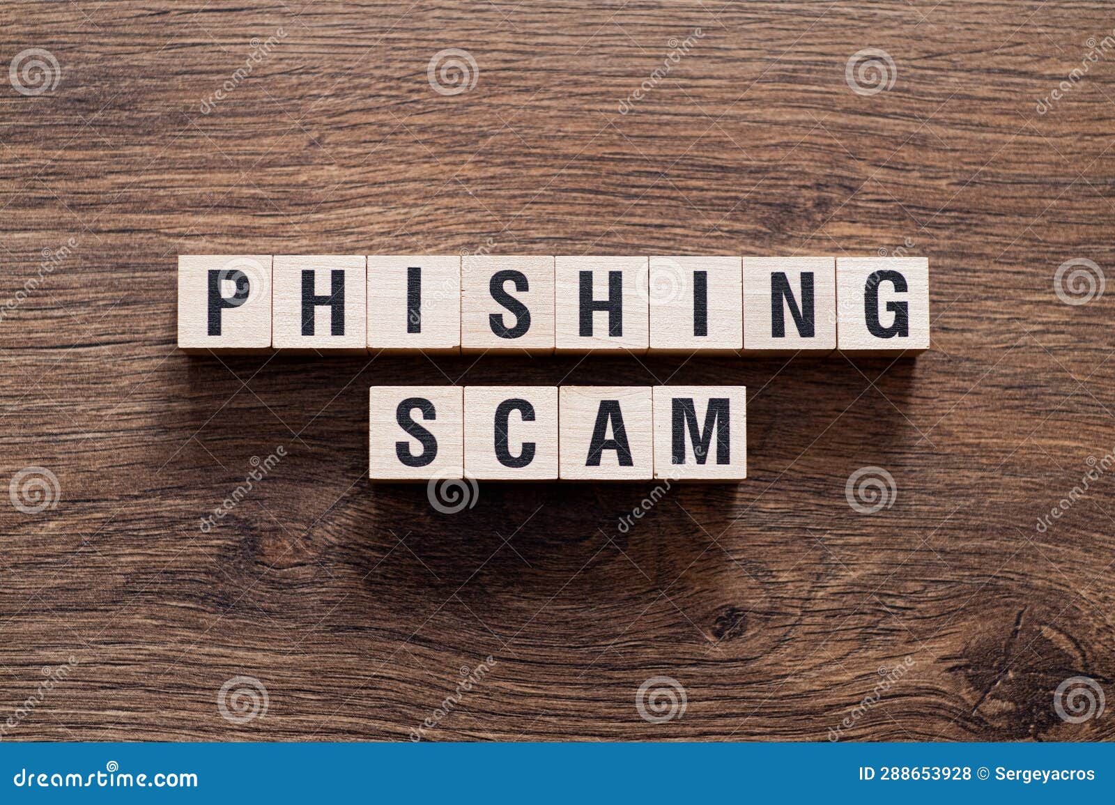 Phishing Scam - Word Concept on Building Blocks, Text Stock Photo ...