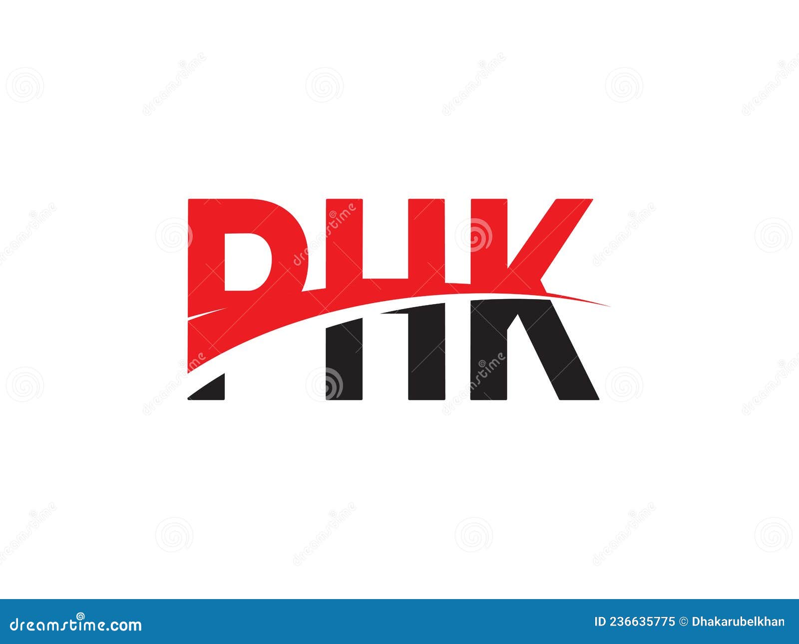 PHK Letter Initial Logo Design Vector Illustration Stock Vector ...