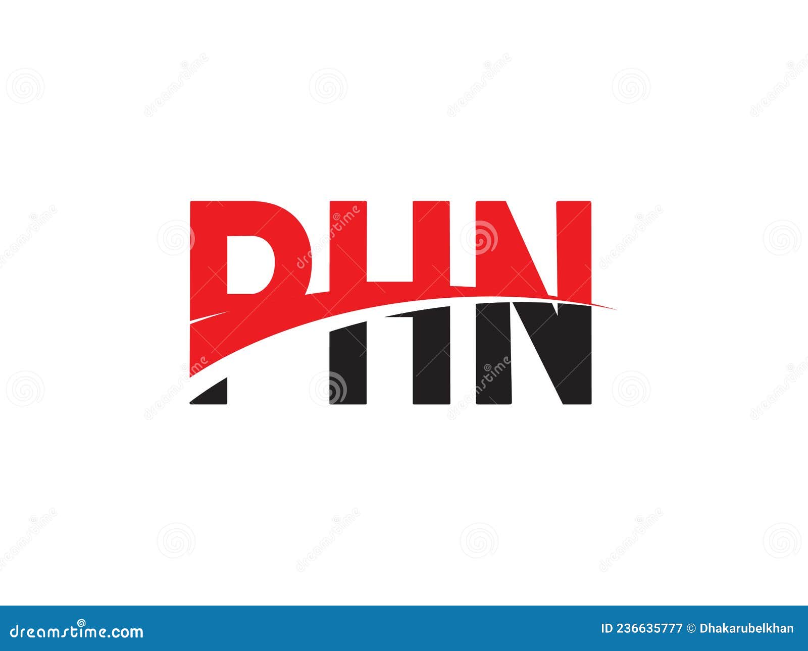 PHN Letter Initial Logo Design Vector Illustration Stock Vector ...
