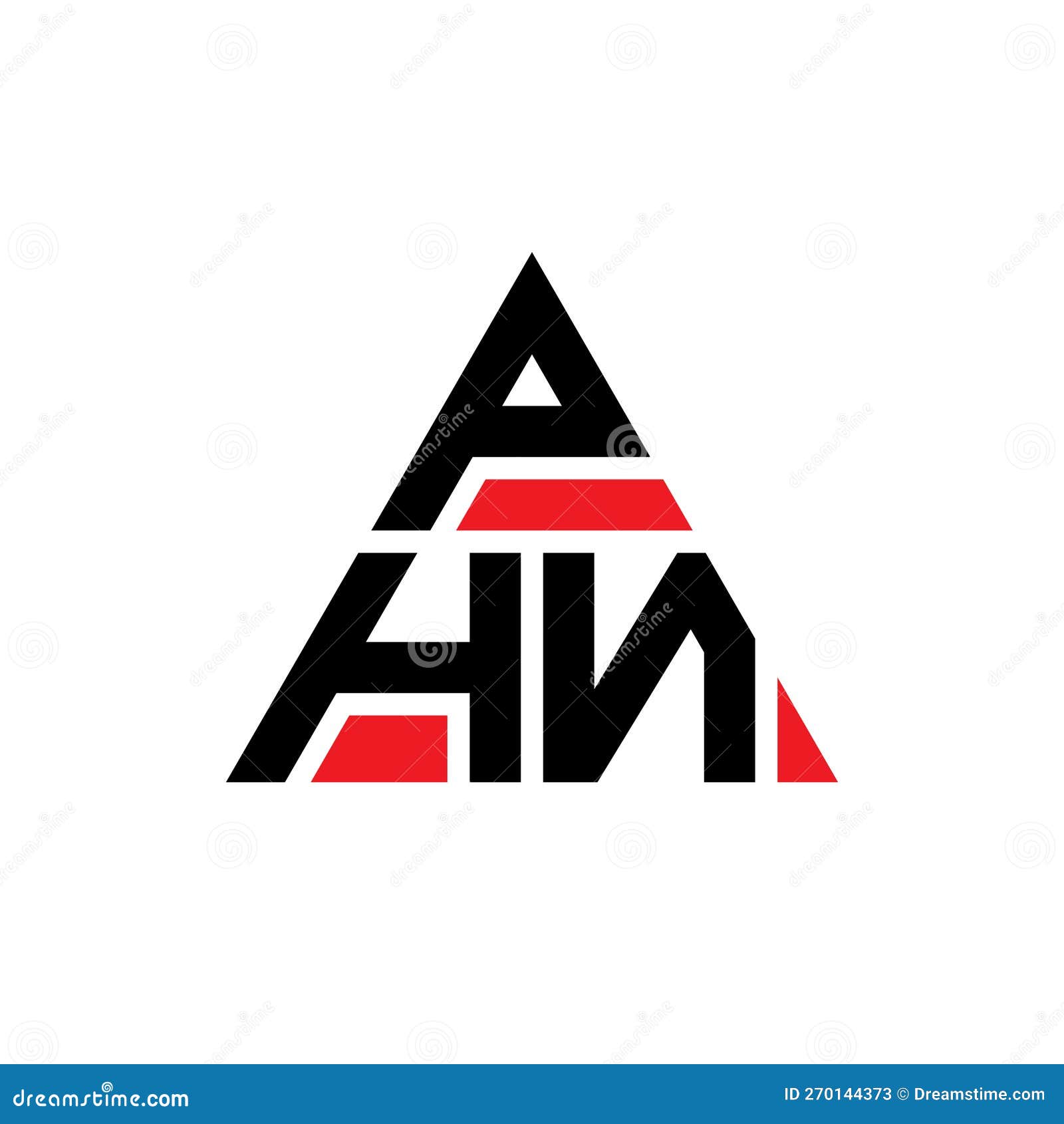 PHN Triangle Letter Logo Design with Triangle Shape. PHN Triangle Logo ...