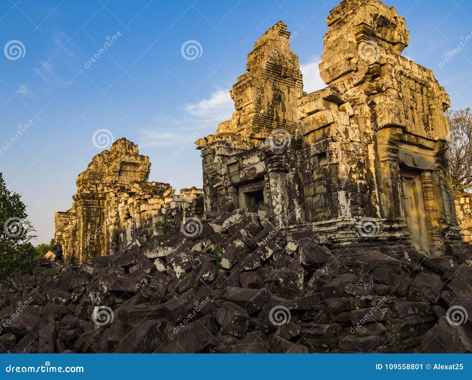 Phnom Bok Temple stock image. Image of ancient, angkor - 109558801