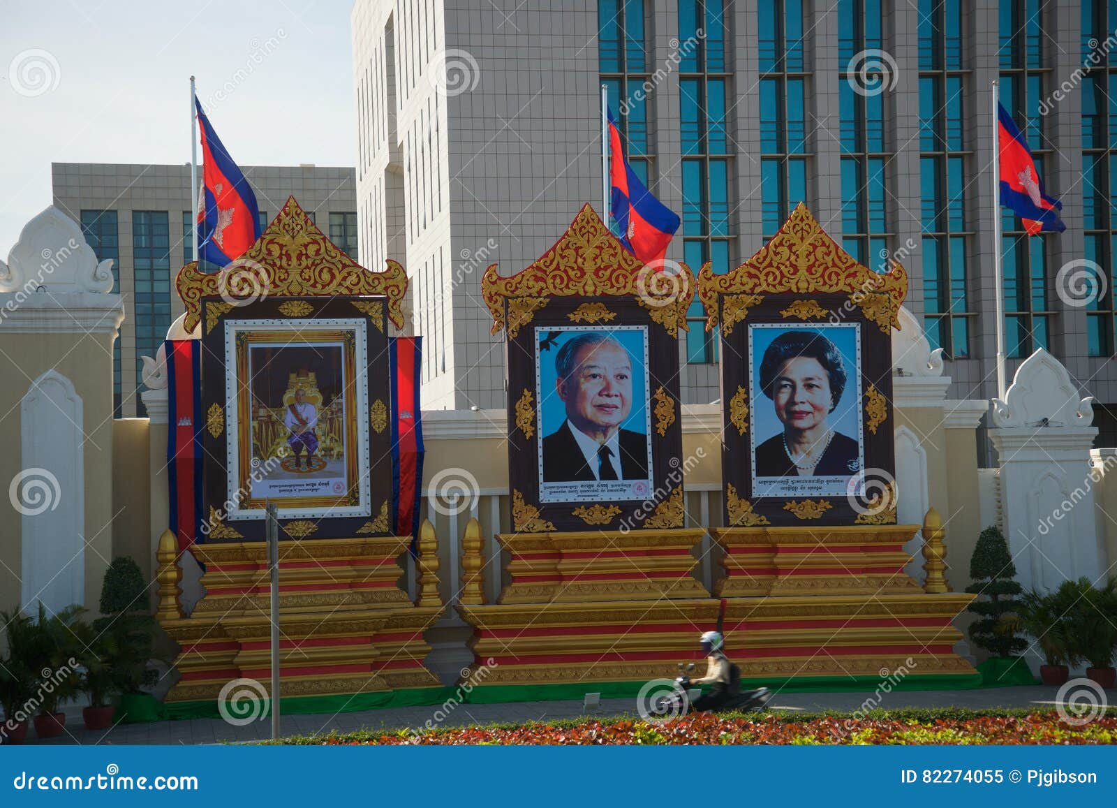 Phnom Pen Cambodia editorial image. Image of buildings - 82274055