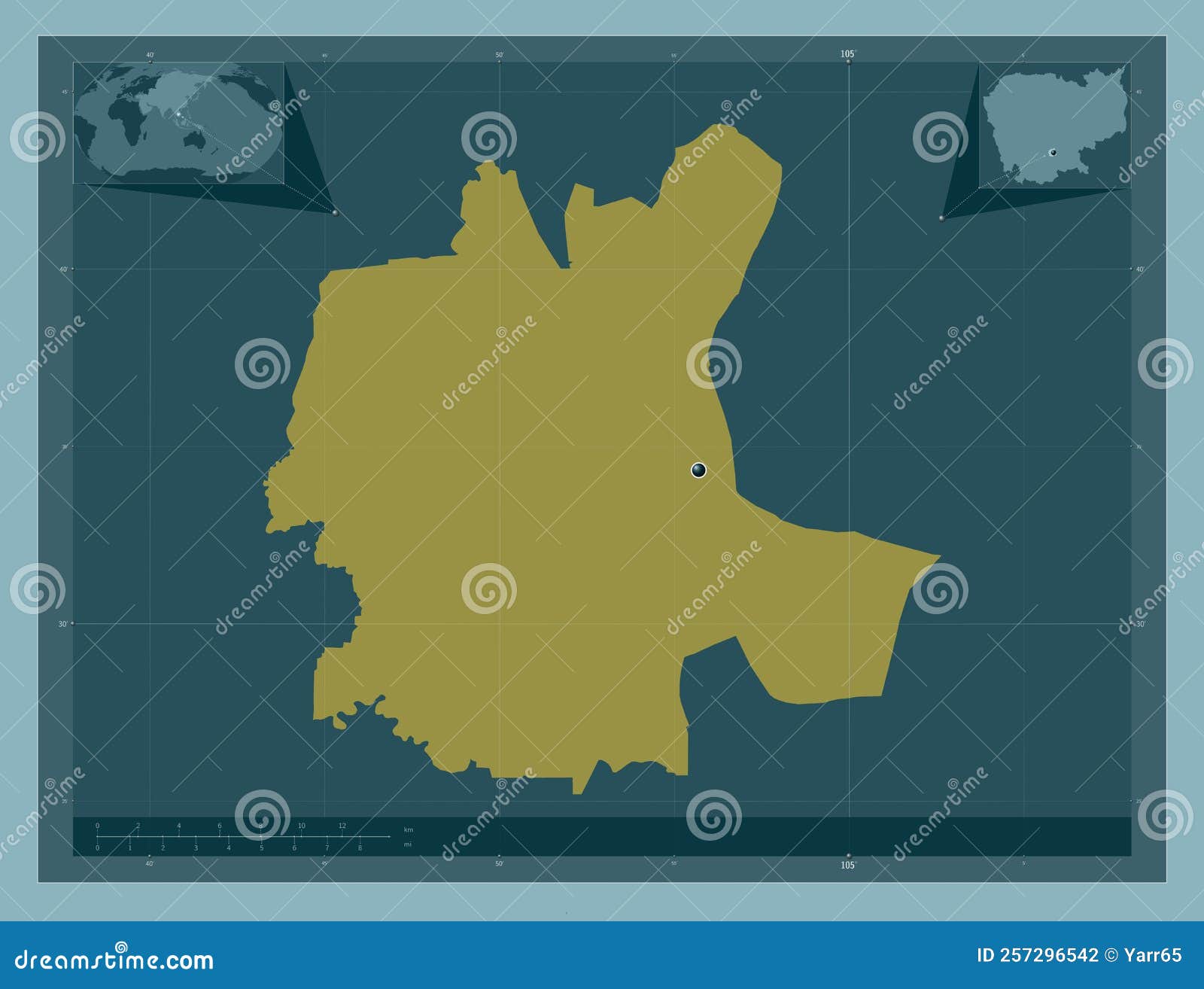 Phnom Penh, Cambodia. Solid. Capital Stock Illustration - Illustration ...