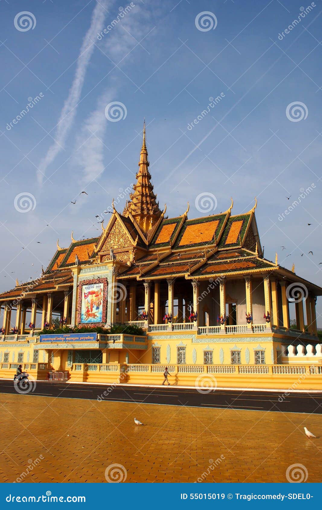 Phnom Penh Temple Complex 2 Stock Image - Image of area, complex: 55015019