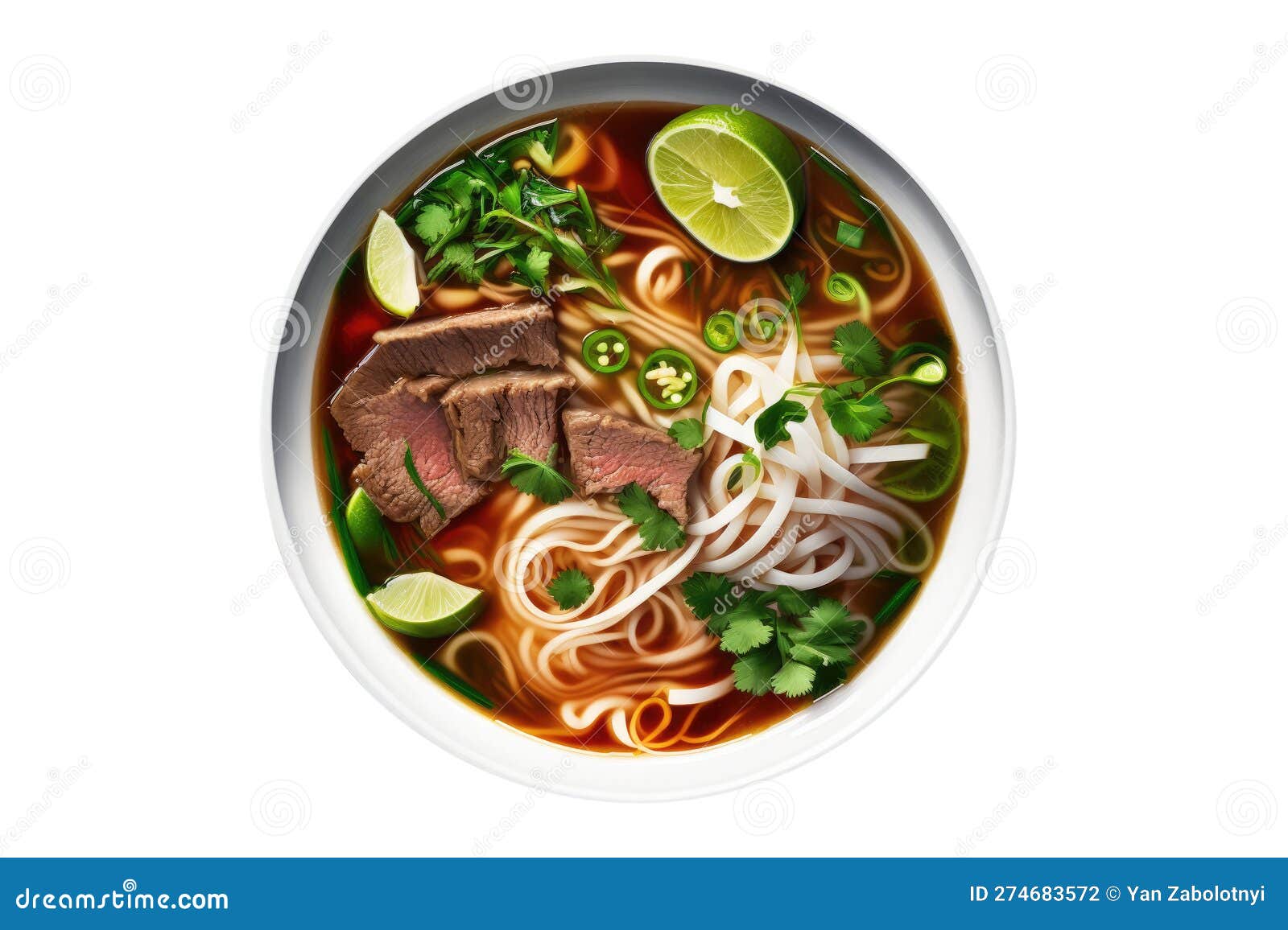 Pho on a Transparent Background. Generative AI Stock Photo ...