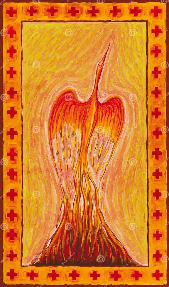 Phoenix stock illustration. Illustration of splendid, metaphor - 4695586