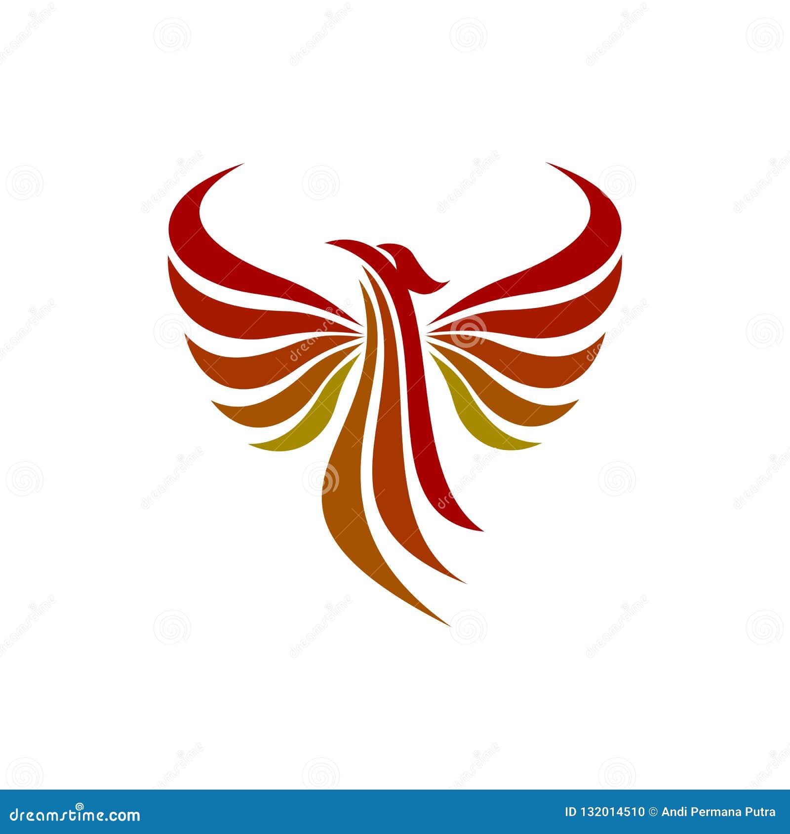 Phoenix Abstract Logo Vector Design Stock Vector - Illustration of ...