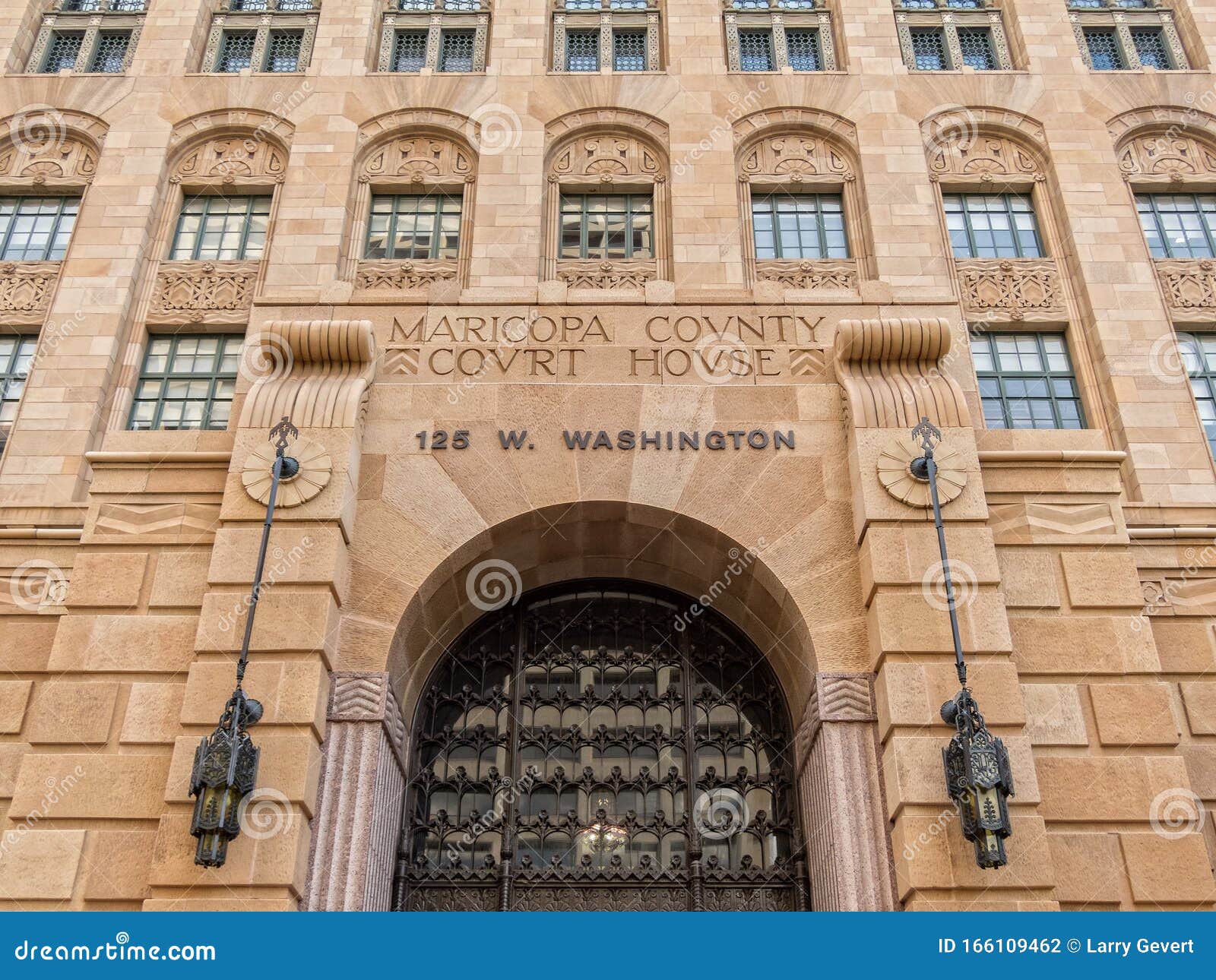 Historic Maricopa County Courthouse in Phoenix, Arizona Editorial ...