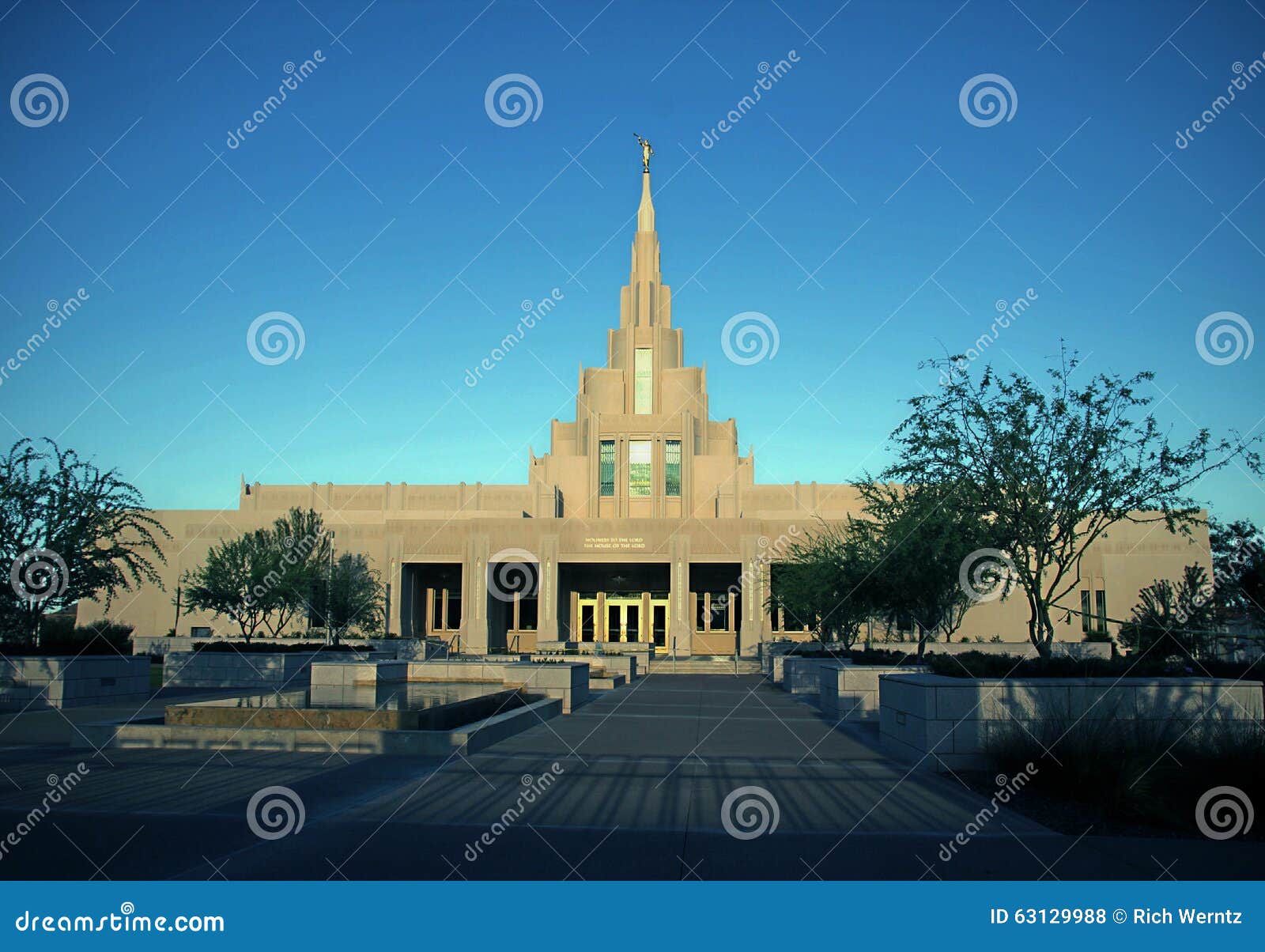 Phoenix, AZ LDS Temple Mormon Editorial Stock Photo - Image of religion ...