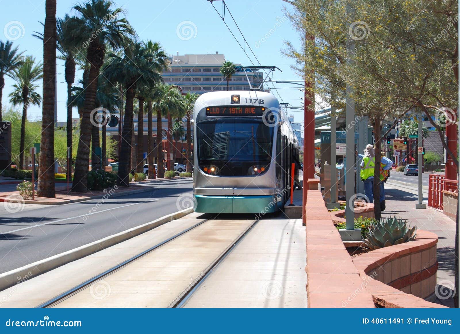 Phoenix, AZ light rail editorial photo. Image of transit - 40611491
