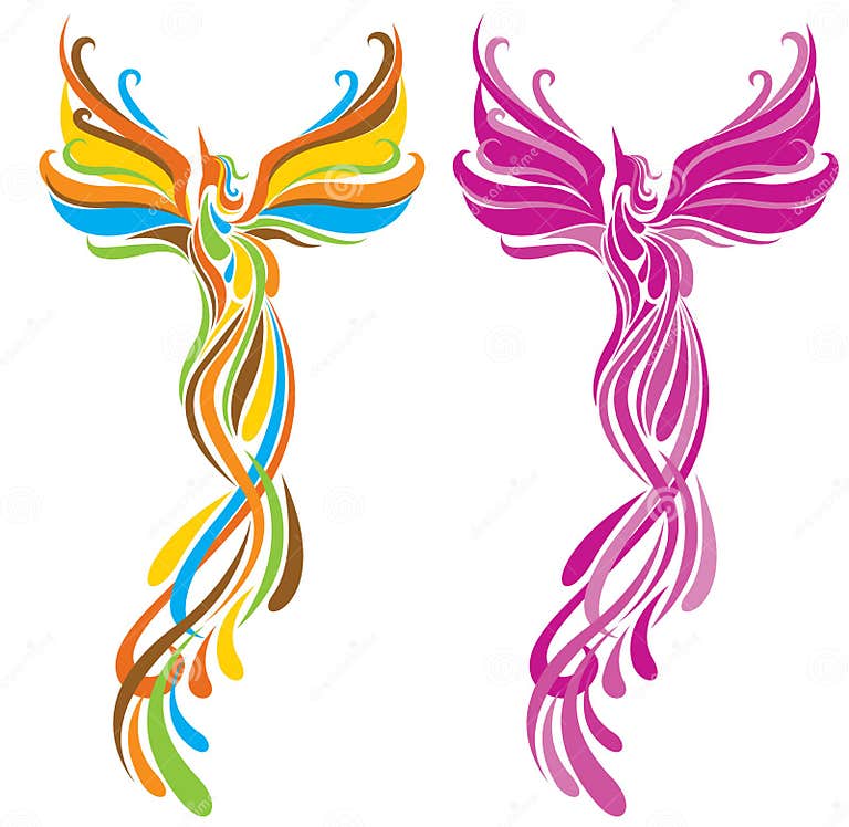 Phoenix bird stock vector. Illustration of design, phoenix - 11129687