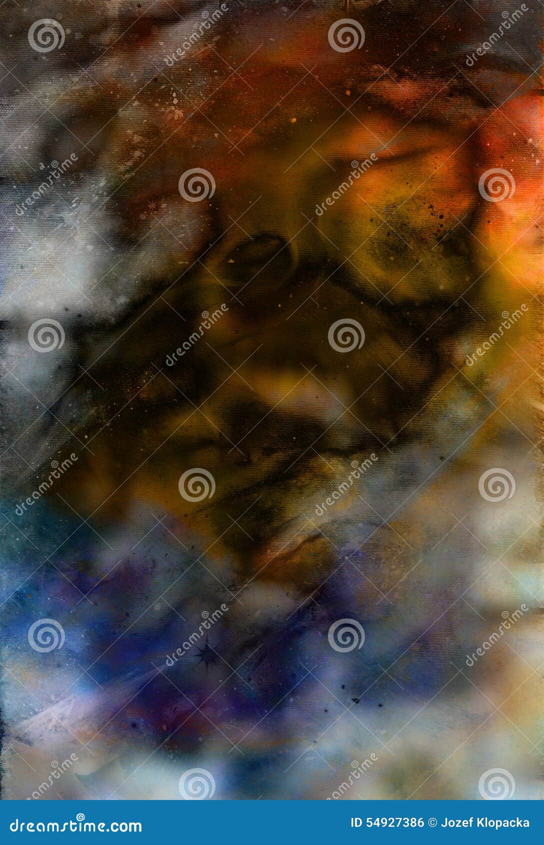 Phoenix , Burning Fiery Bird on Abstract Color Background Stock Photo ...