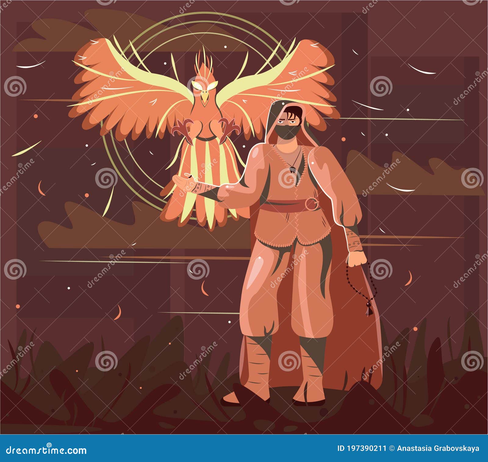 This is a Phoenix Character for the Game. the Hero Has a Legend Stock ...