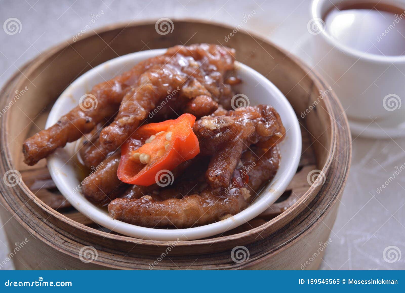 Phoenix Claw foot dim sum stock image. Image of sauce - 189545565