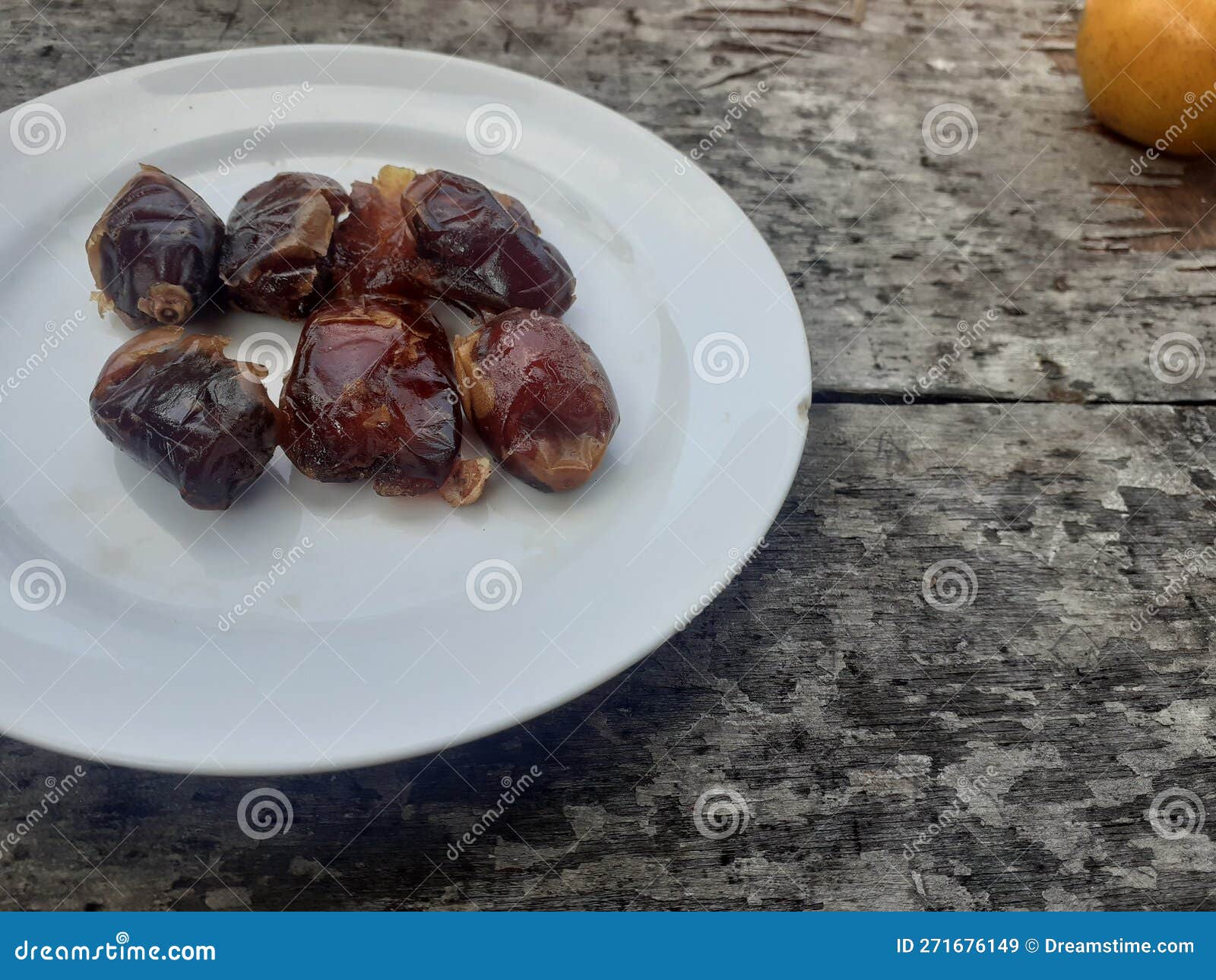 Phoenix Dactylifera the Scientific Name for Dates Stock Image - Image ...