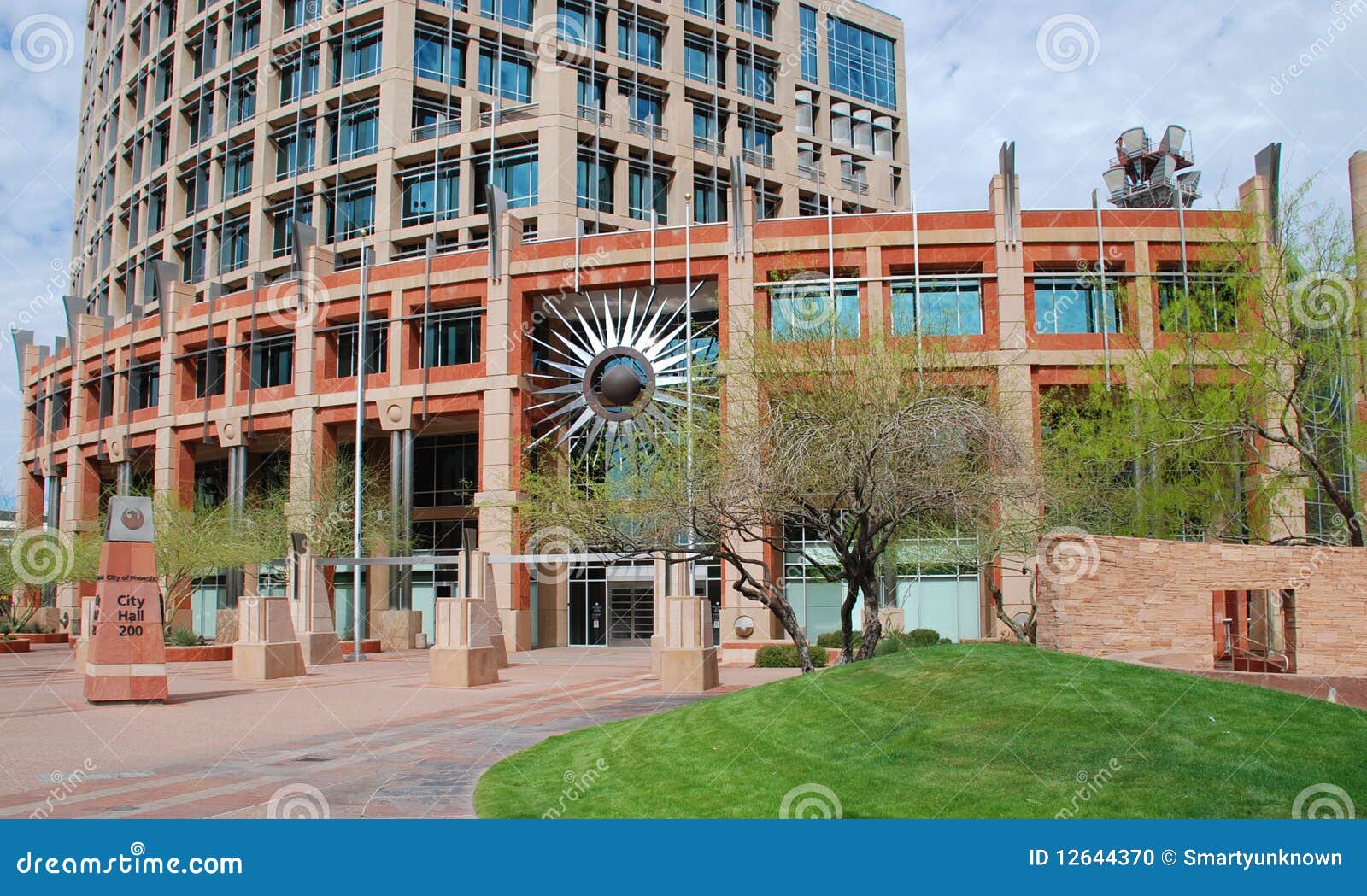 Phoenix downtown stock photo. Image of building, desert - 12644370