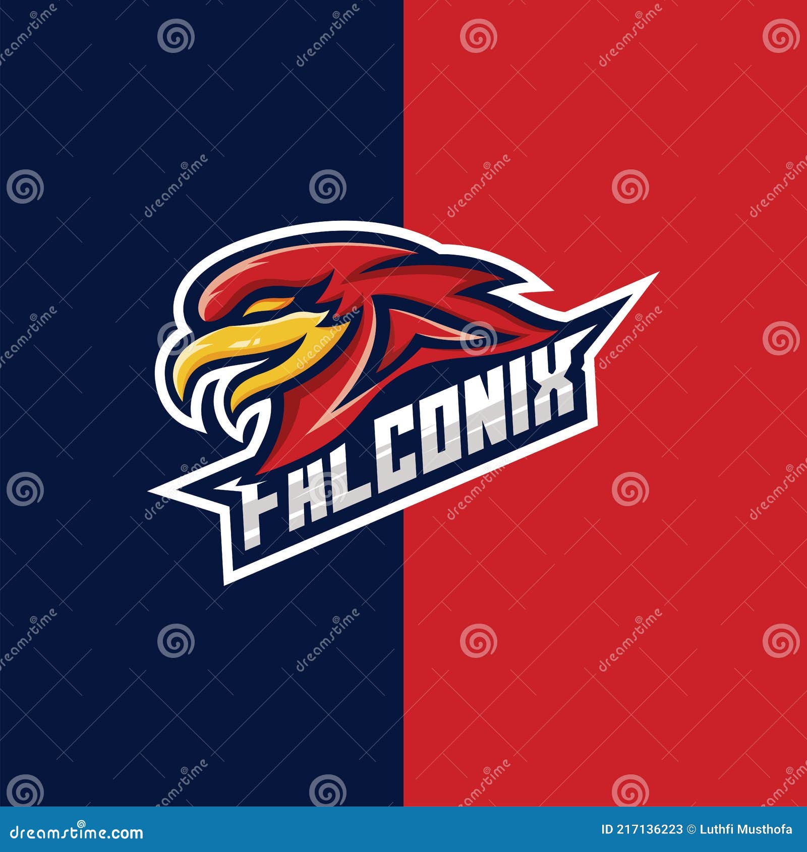 Phoenix E Sport Gaming Logo Design Stock Vector - Illustration of ...