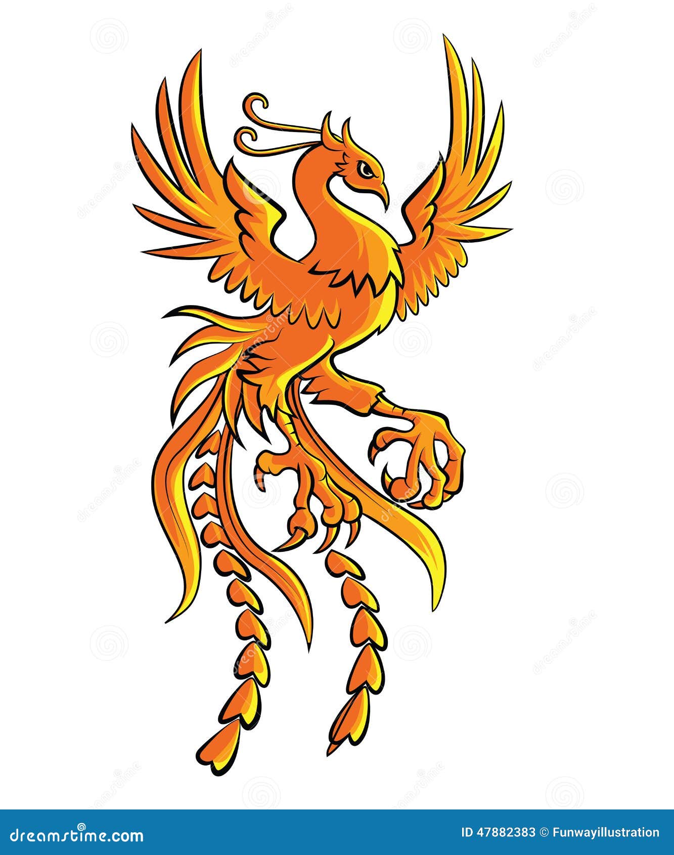 Phoenix Stock Vector - Image: 47882383