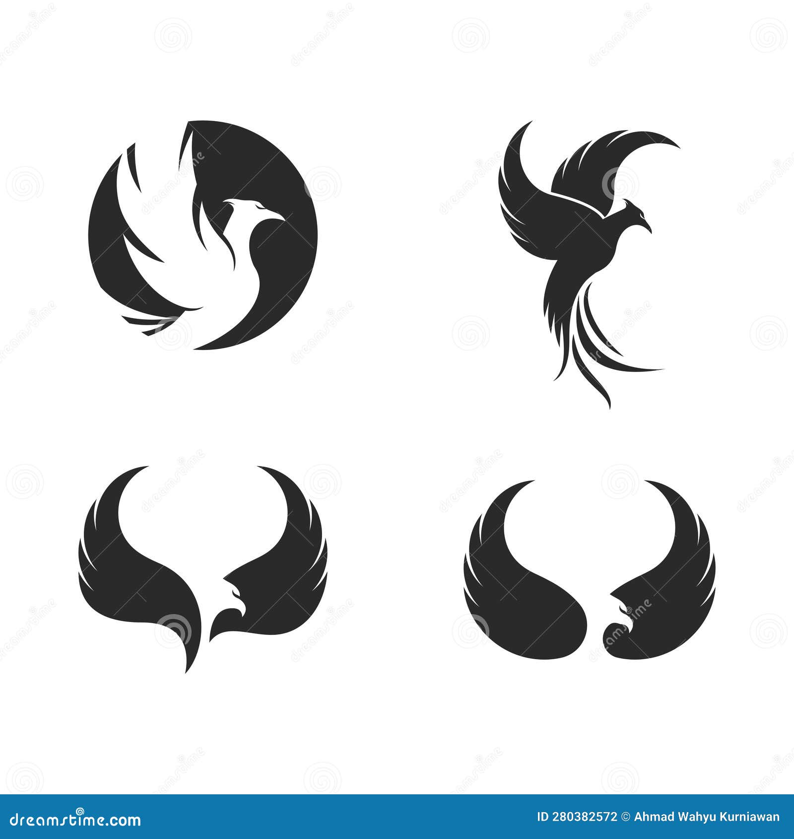 Phoenix falcon logo stock vector. Illustration of flight - 280382572