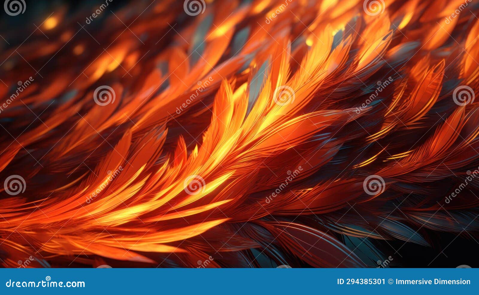 Phoenix Feather S Psychedelic Pattern Texture, Fantasy Mythological ...