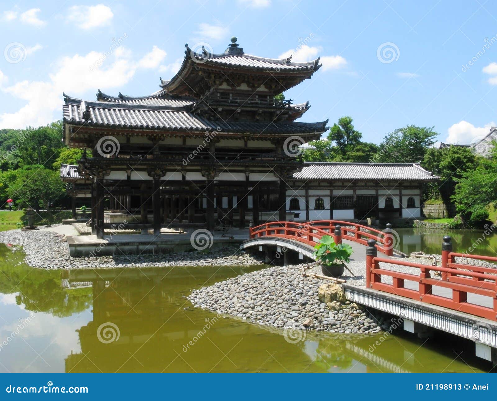 Phoenix Hall, Japan stock image. Image of place, birds - 21198913