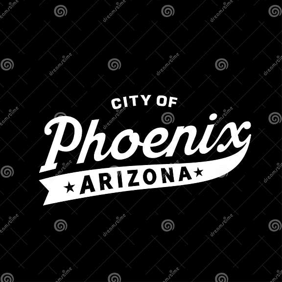 City of Phoenix Lettering Design. Phoenix, Arizona Typography Design ...