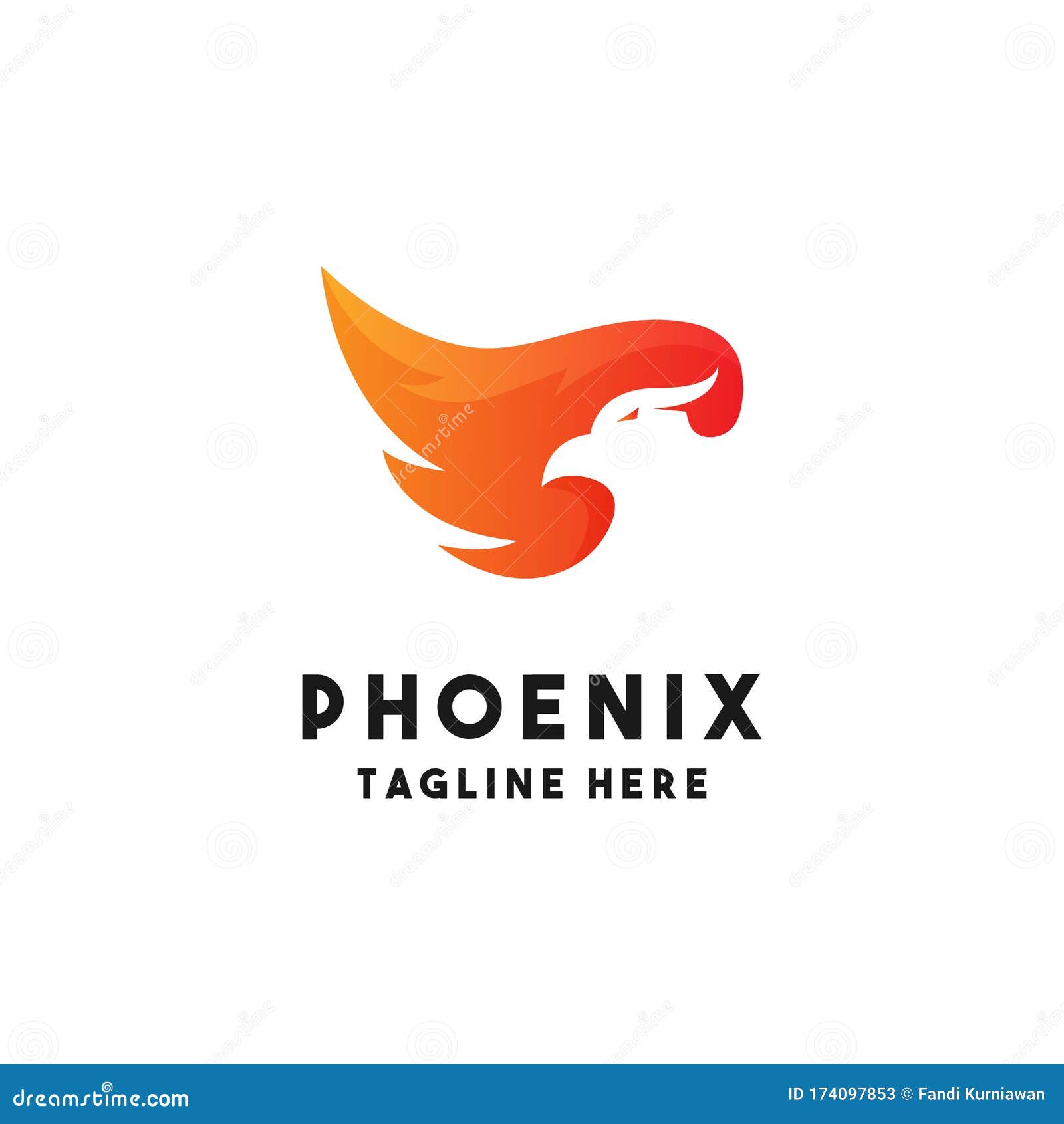 Phoenix Logo Design Inspiration, Vector Illustration Stock Vector ...