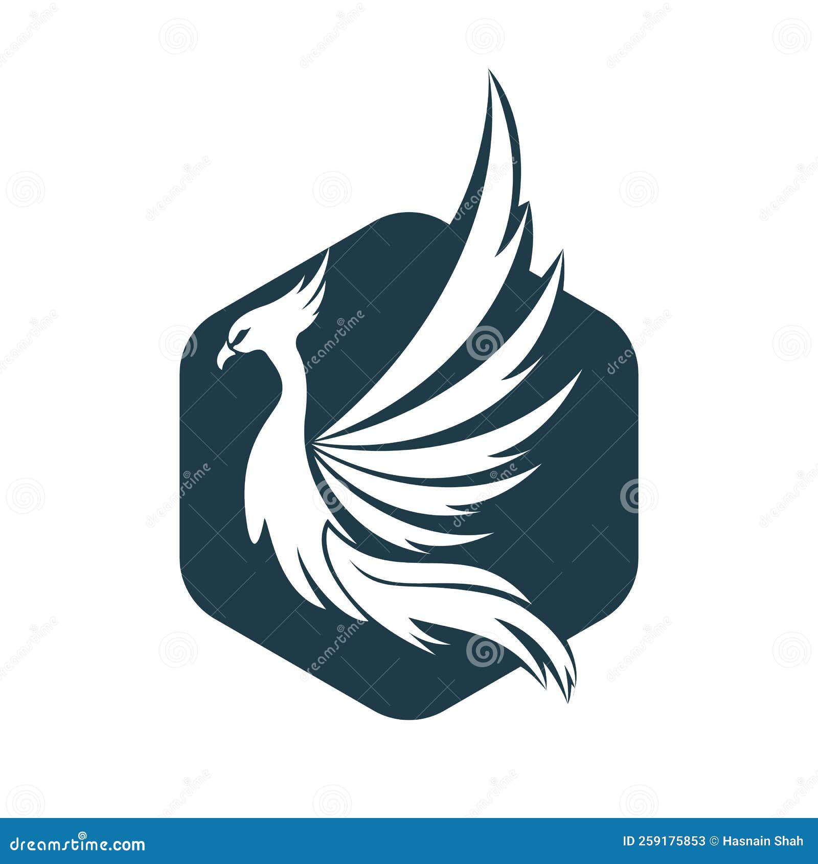 Phoenix Logo stock vector. Illustration of sign, emblem - 259175853
