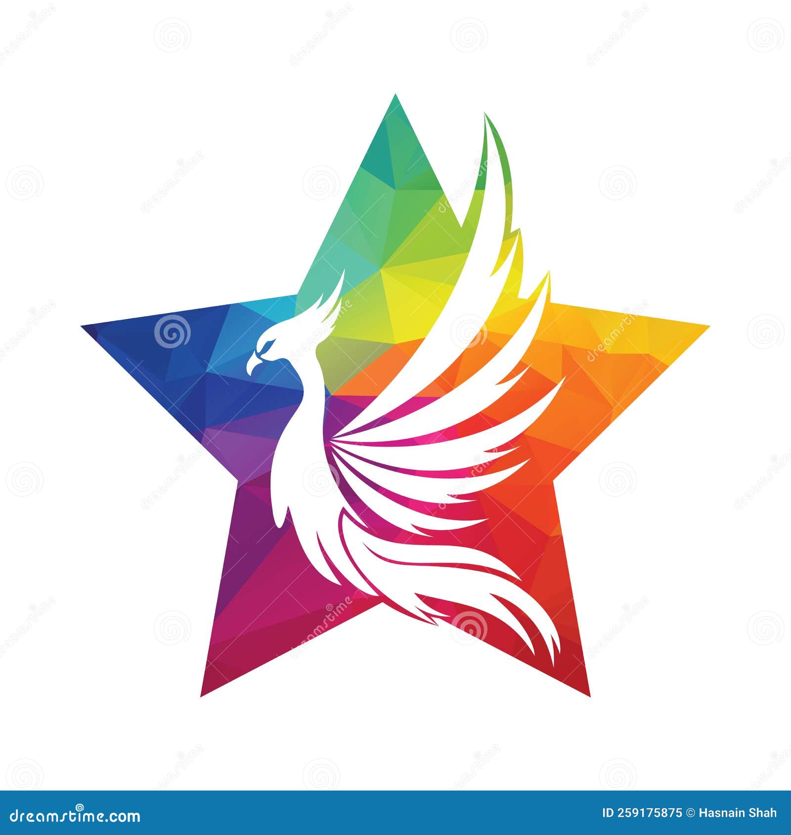 Phoenix Logo stock vector. Illustration of abstract - 259175875