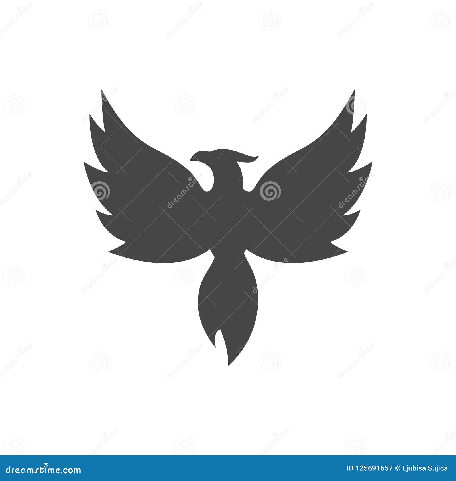 Phoenix Logo, Phoenix Icon, Simple Vector Icon Stock Vector ...