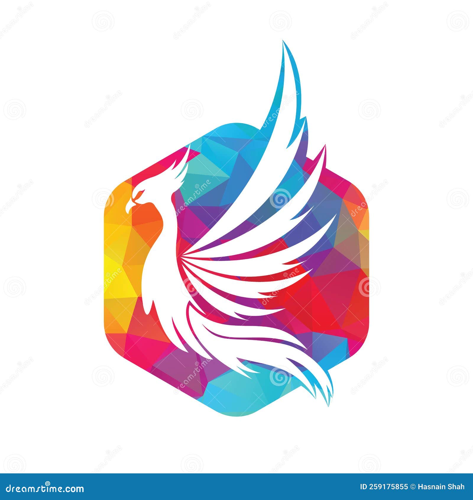 Phoenix Logo stock vector. Illustration of predator - 259175855