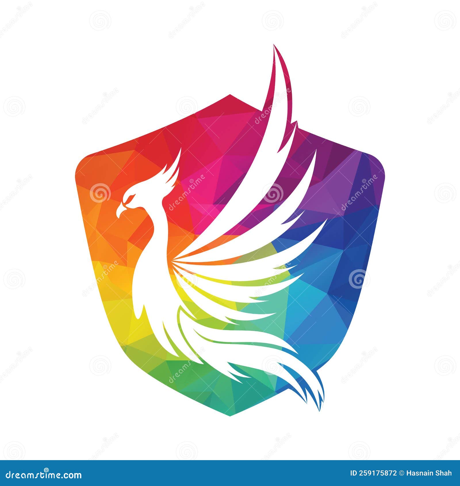 Phoenix Logo stock vector. Illustration of protection - 259175872