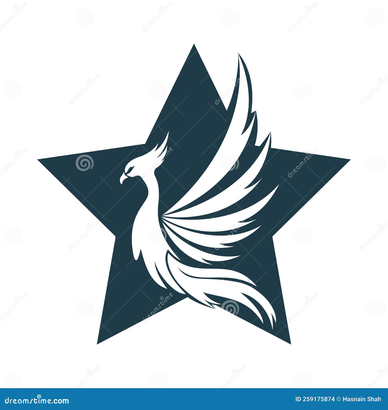 Phoenix Logo stock vector. Illustration of logotype - 259175874