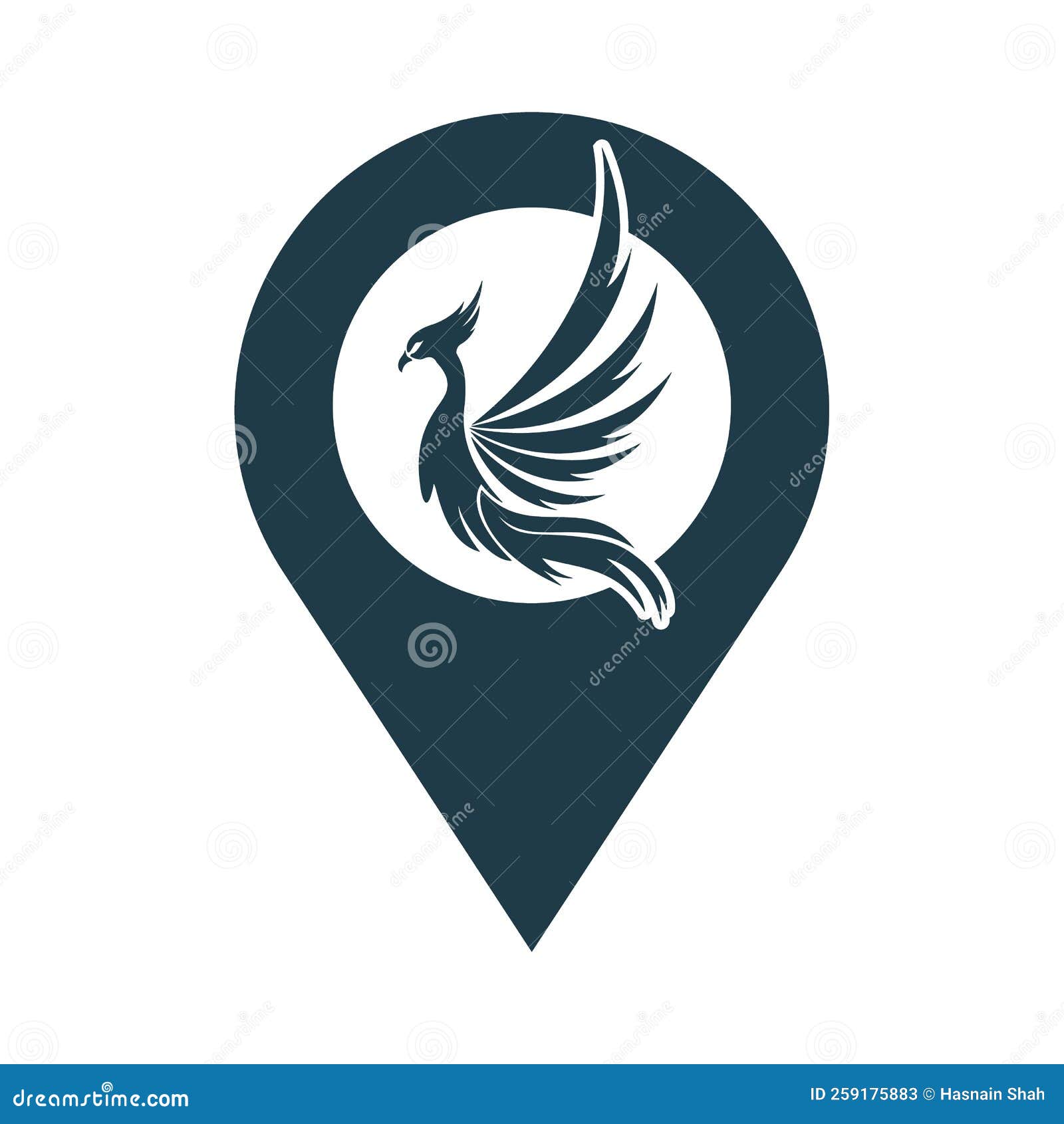 Phoenix Logo stock vector. Illustration of abstract - 259175883