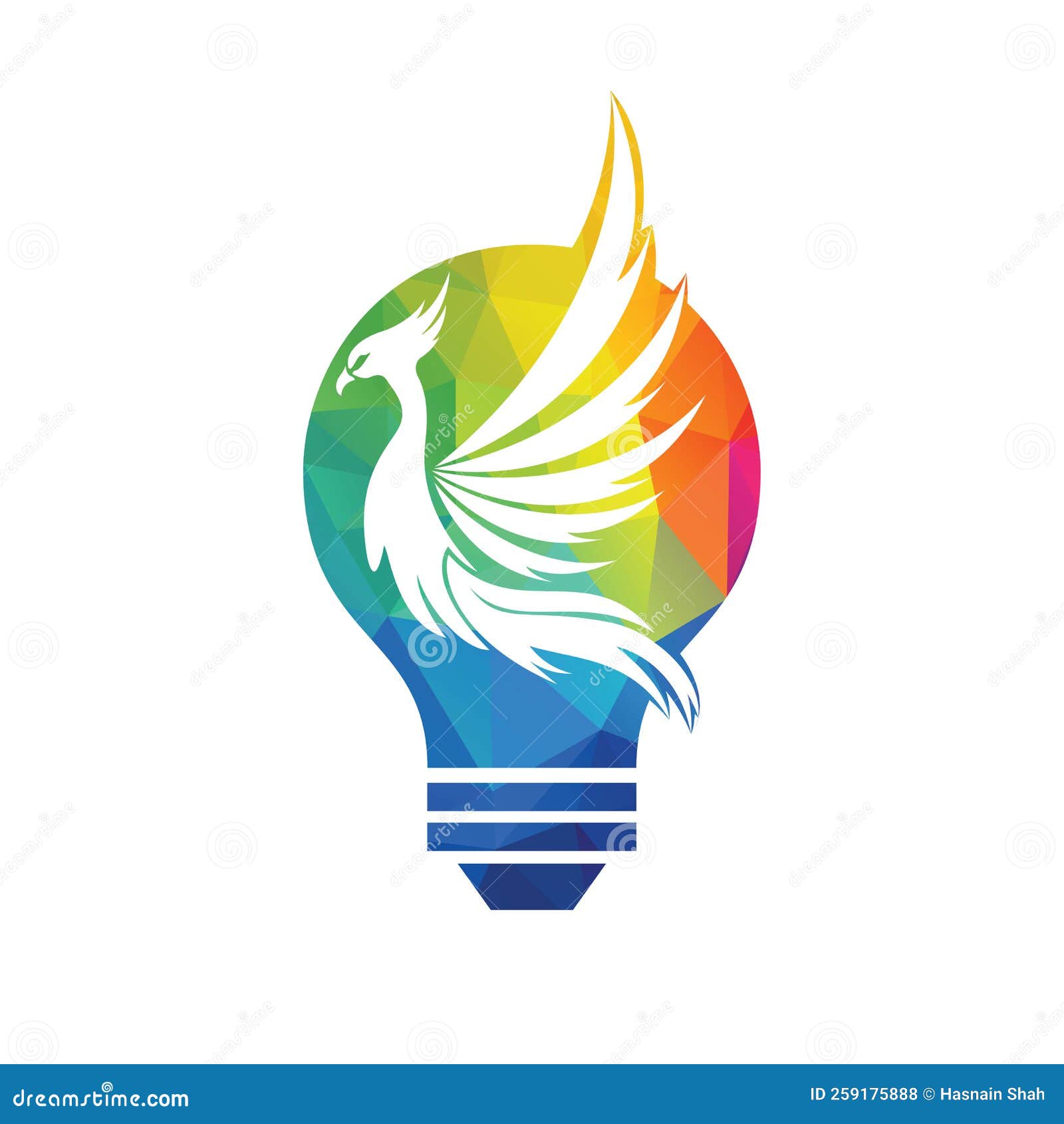 Phoenix Logo stock vector. Illustration of poster, font - 259175888