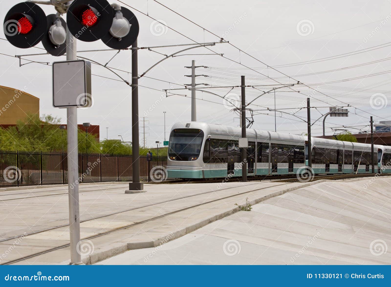 Phoenix Metro Light Rail Train Stock Image - Image of light, modern ...