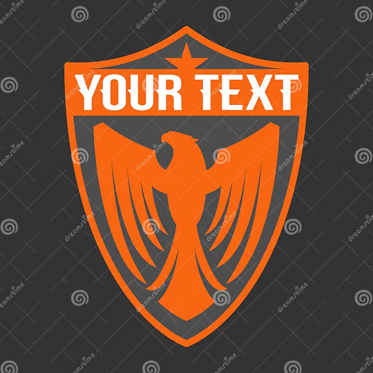 Phoenix Mit Ausbreitendem Flügelmantel Vektor Abbildung - Illustration ...