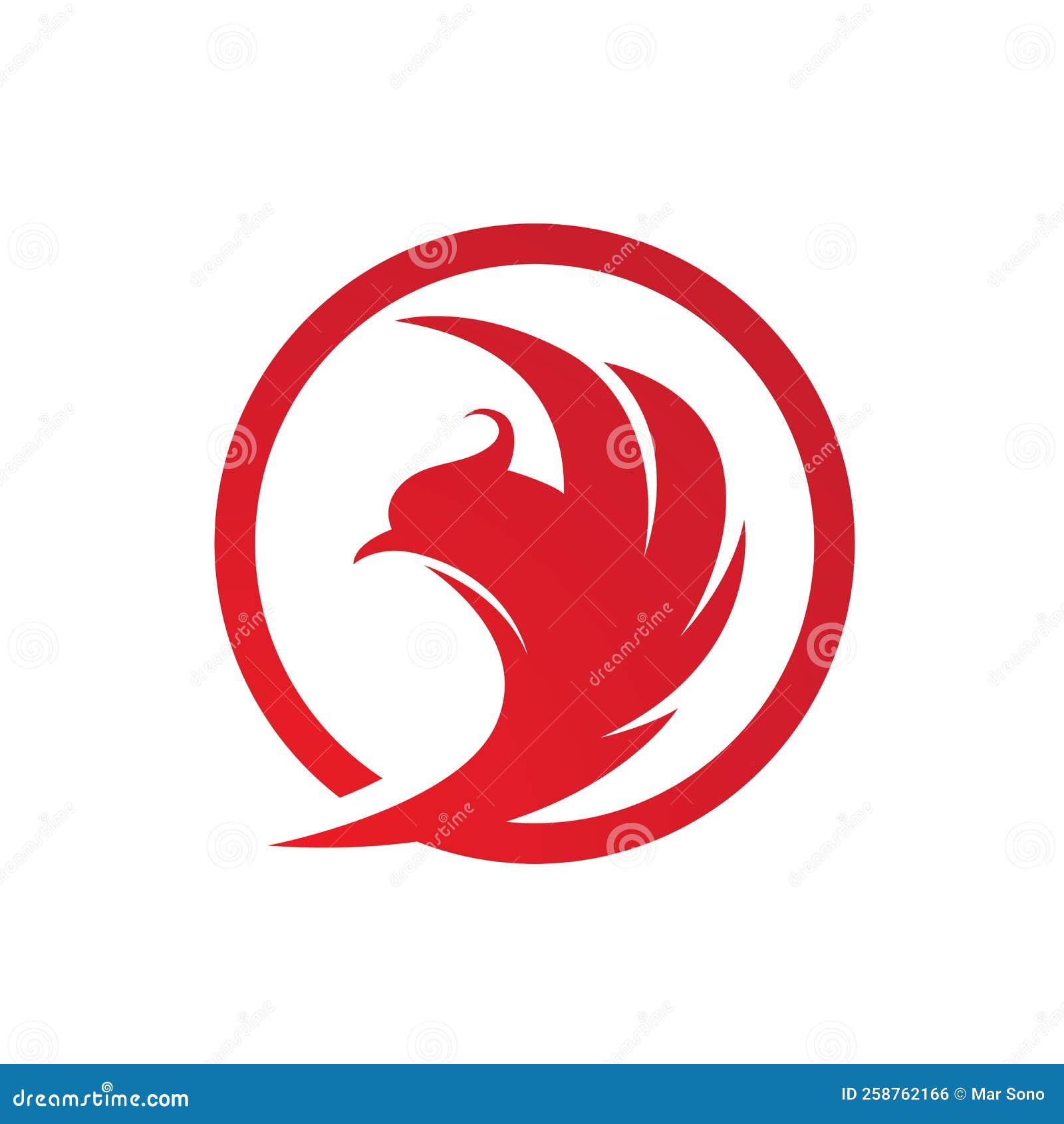 Phoenix Vector Icon Illustration Stock Vector - Illustration of phoenix ...