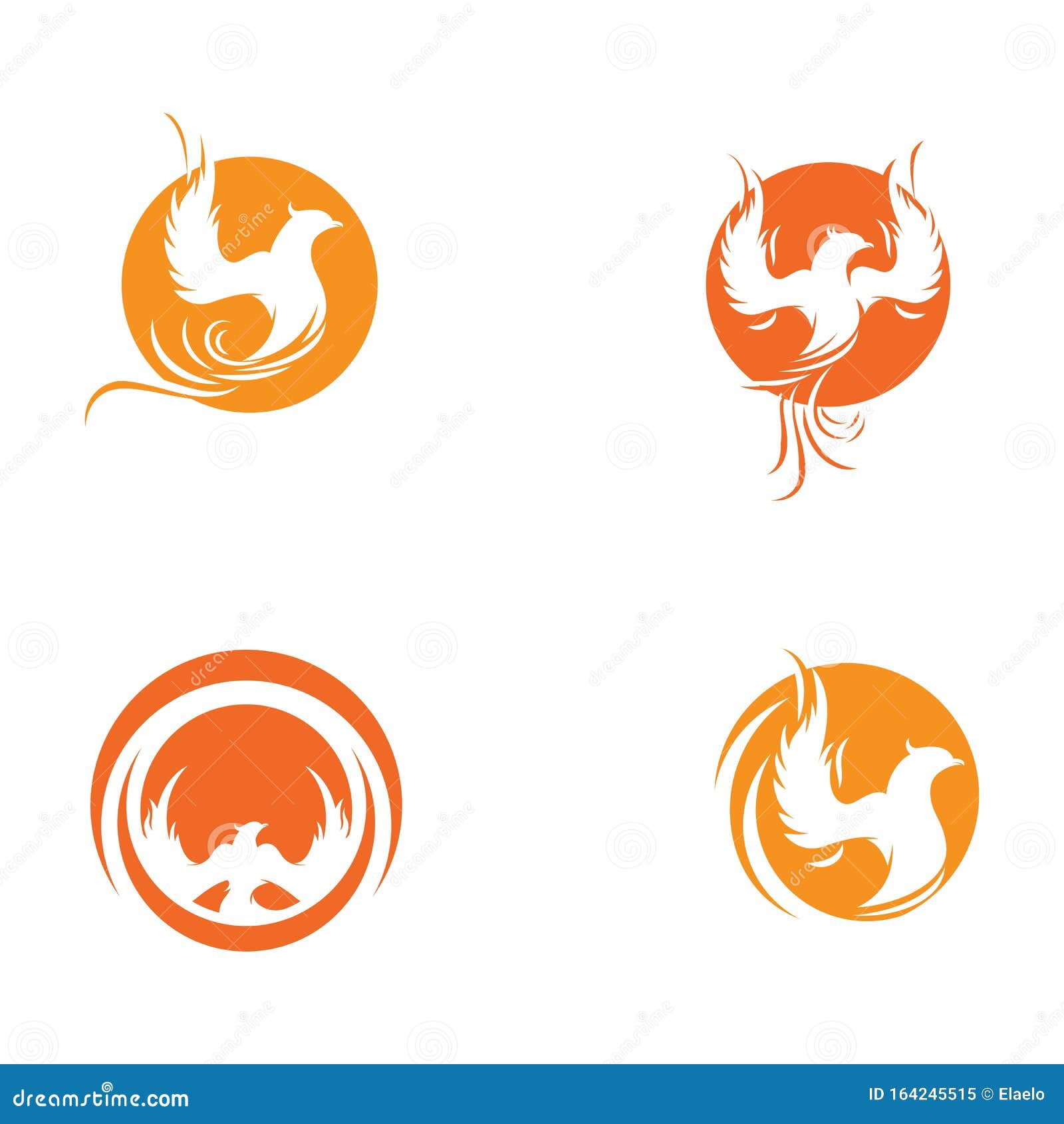 Phoenix Vector Icon Illustration Stock Vector - Illustration of symbol ...