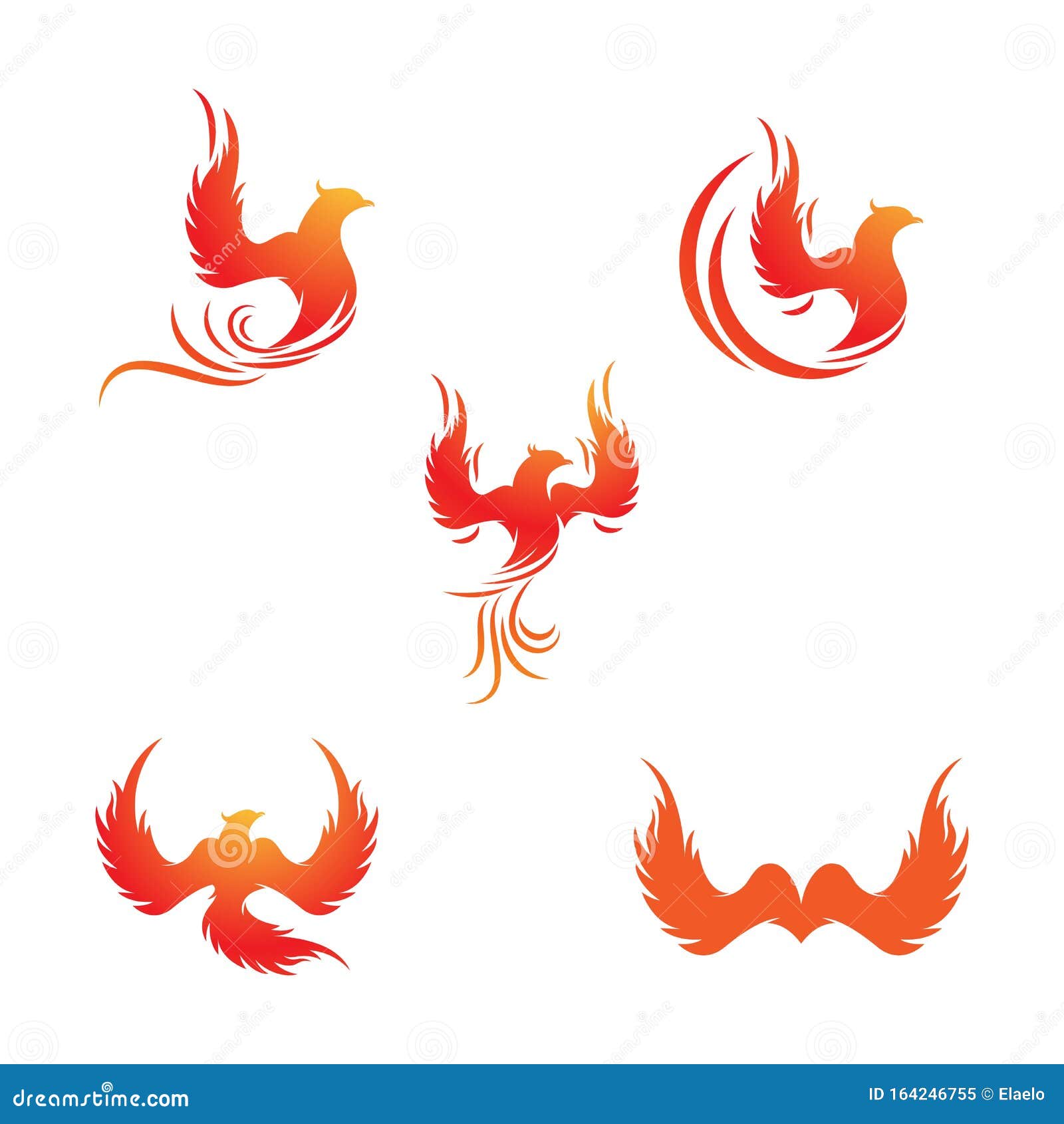 Phoenix Vector Icon Illustration Stock Vector - Illustration of ...