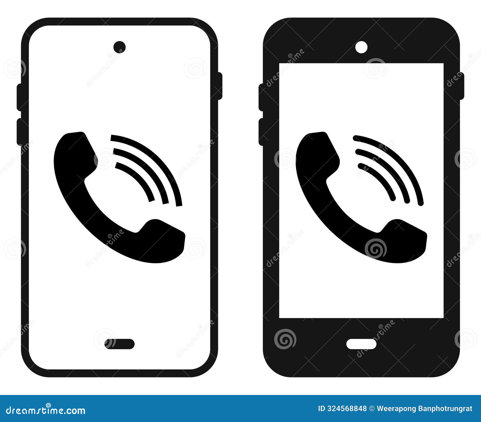 Smart Communicator, Pda Flat Vector Icon Stock Illustration ...