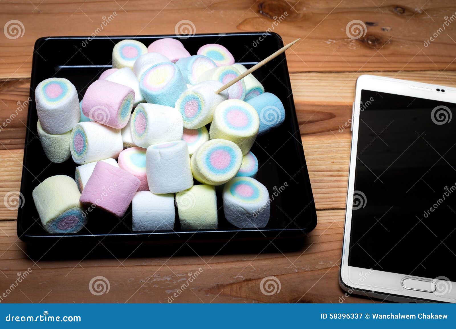 Phone Android M (6.0) is Marshmallow Stock Image - Image of junk ...