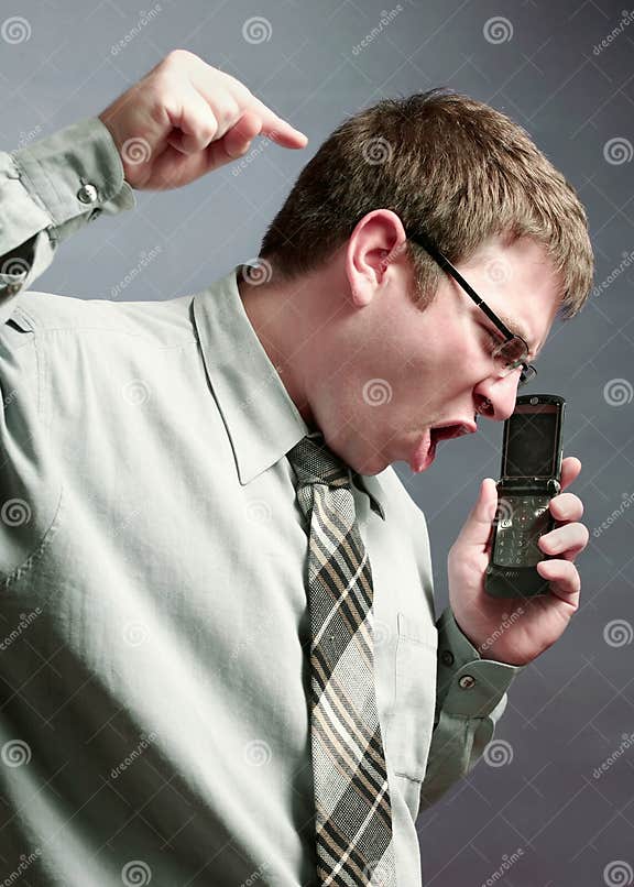 Phone Anger stock image. Image of discuss, anger, colleague - 7507667