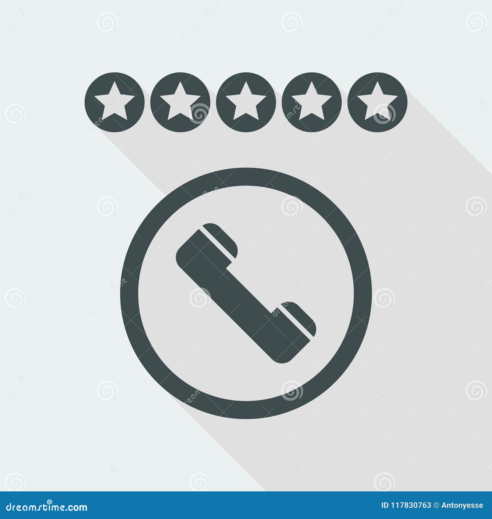 Phone assistance stock vector. Illustration of rating - 117830763