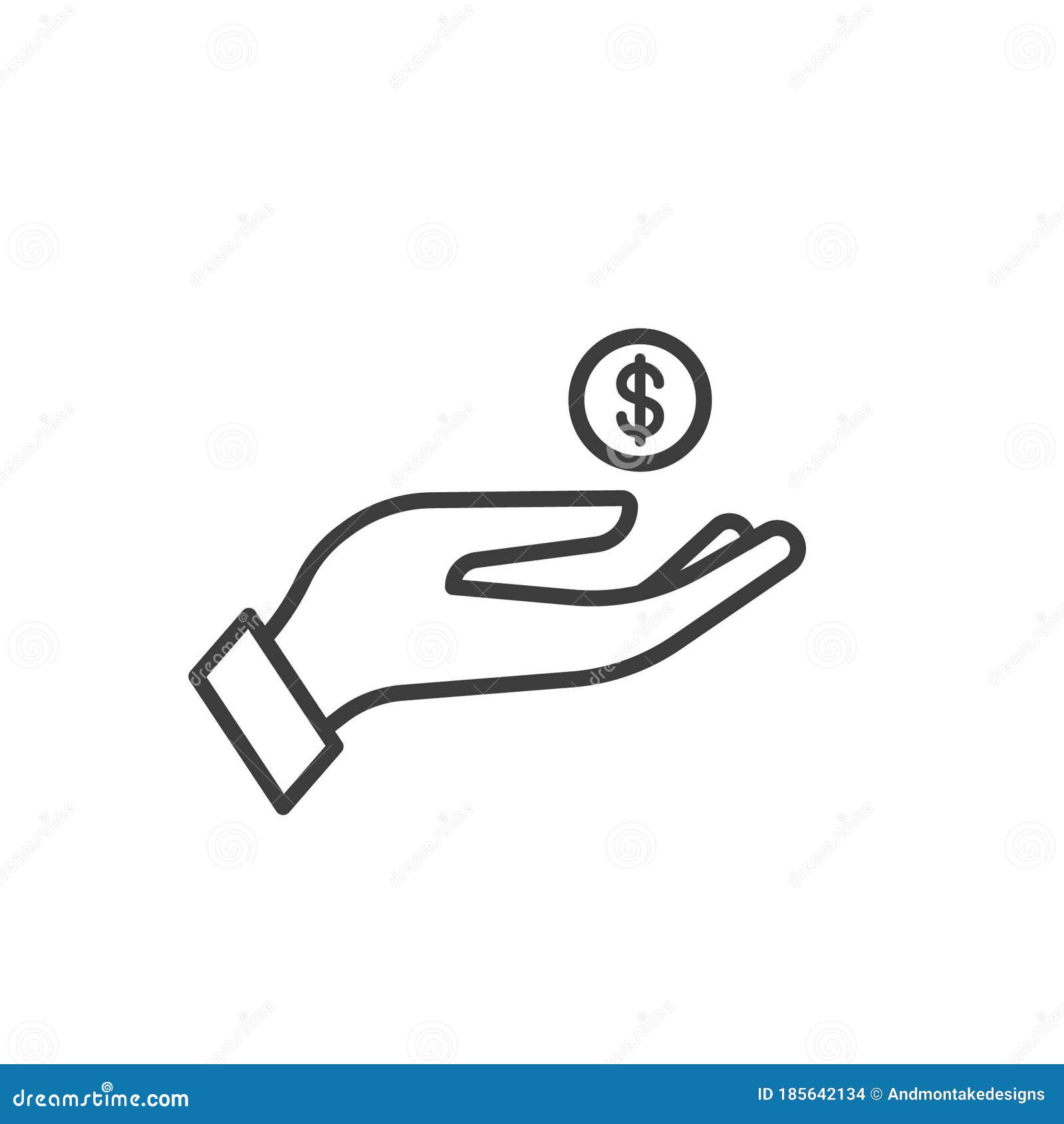 Coin Hand Icon Stock Illustrations – 46,618 Coin Hand Icon Stock ...