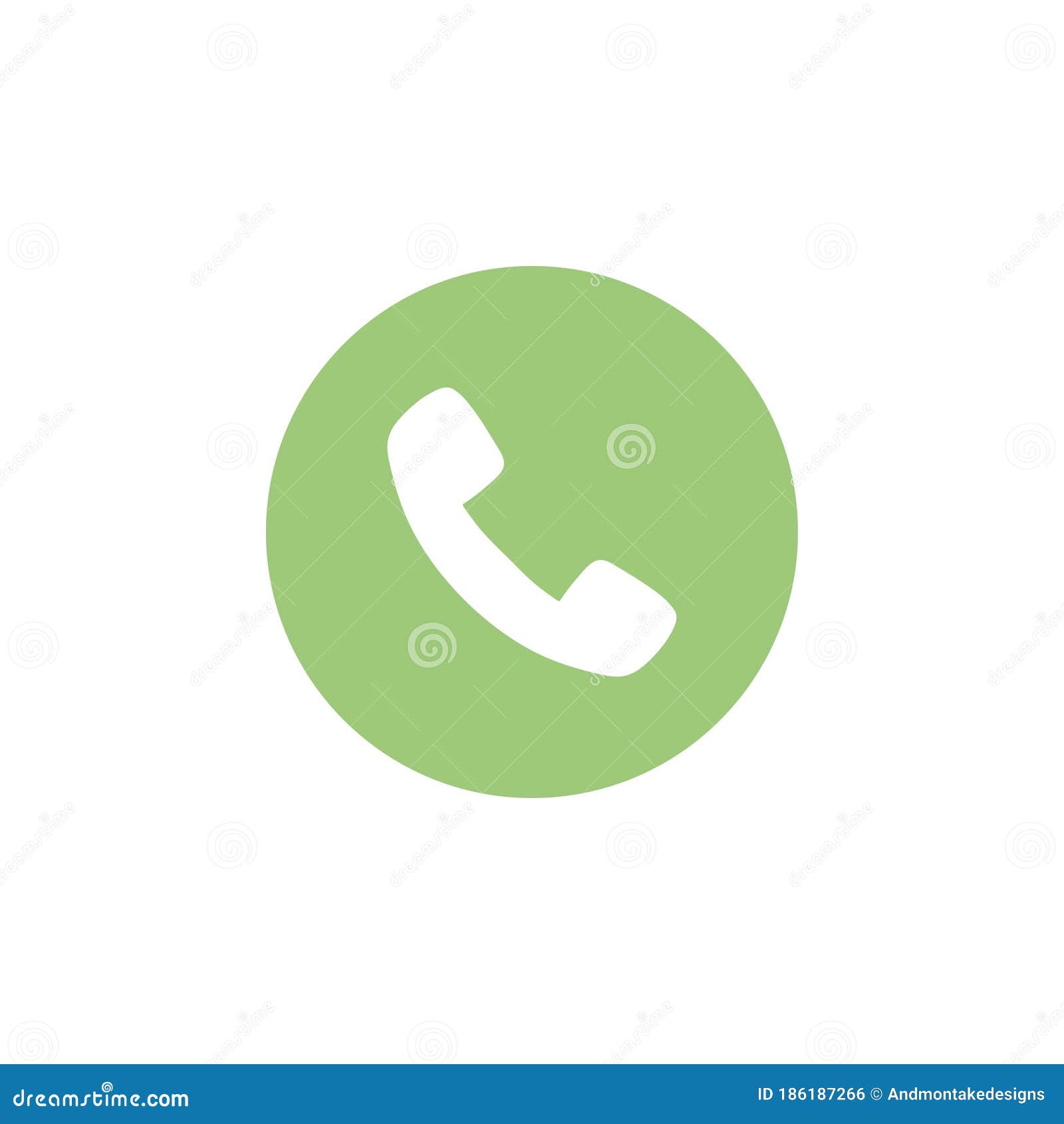 Accept/answer Phone Call Button. Vector Illustration Icon Stock Vector ...